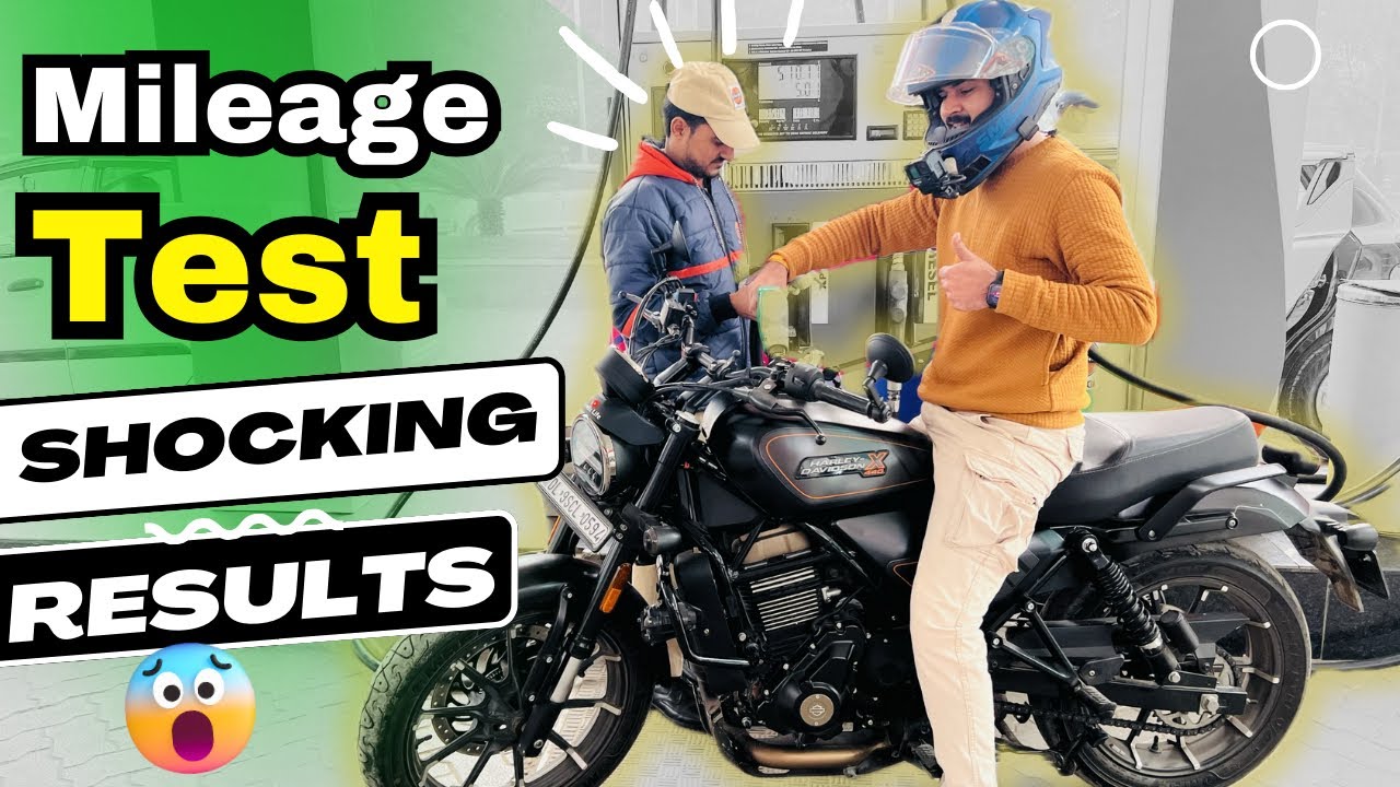 Harley Davidson X440 Mileage Test 170+ kms | real mileage test - YouTube