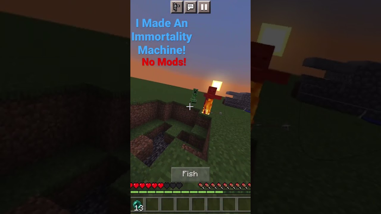 I Made An Immortality Machine In MineCraft! - YouTube