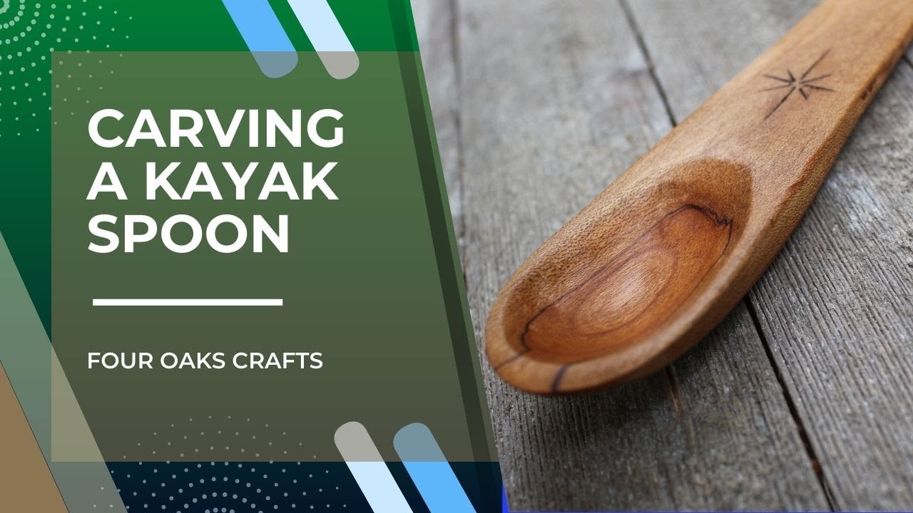 Carving the Kayak Spoon | An AMAZINGLY FUN Bushcraft Spoon - YouTube