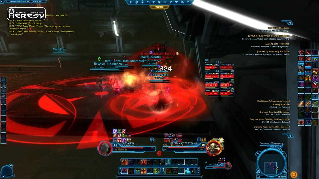 Heresy — Dread Palace Dread Master Tyrans 8-man HM (Tank POV) - YouTube