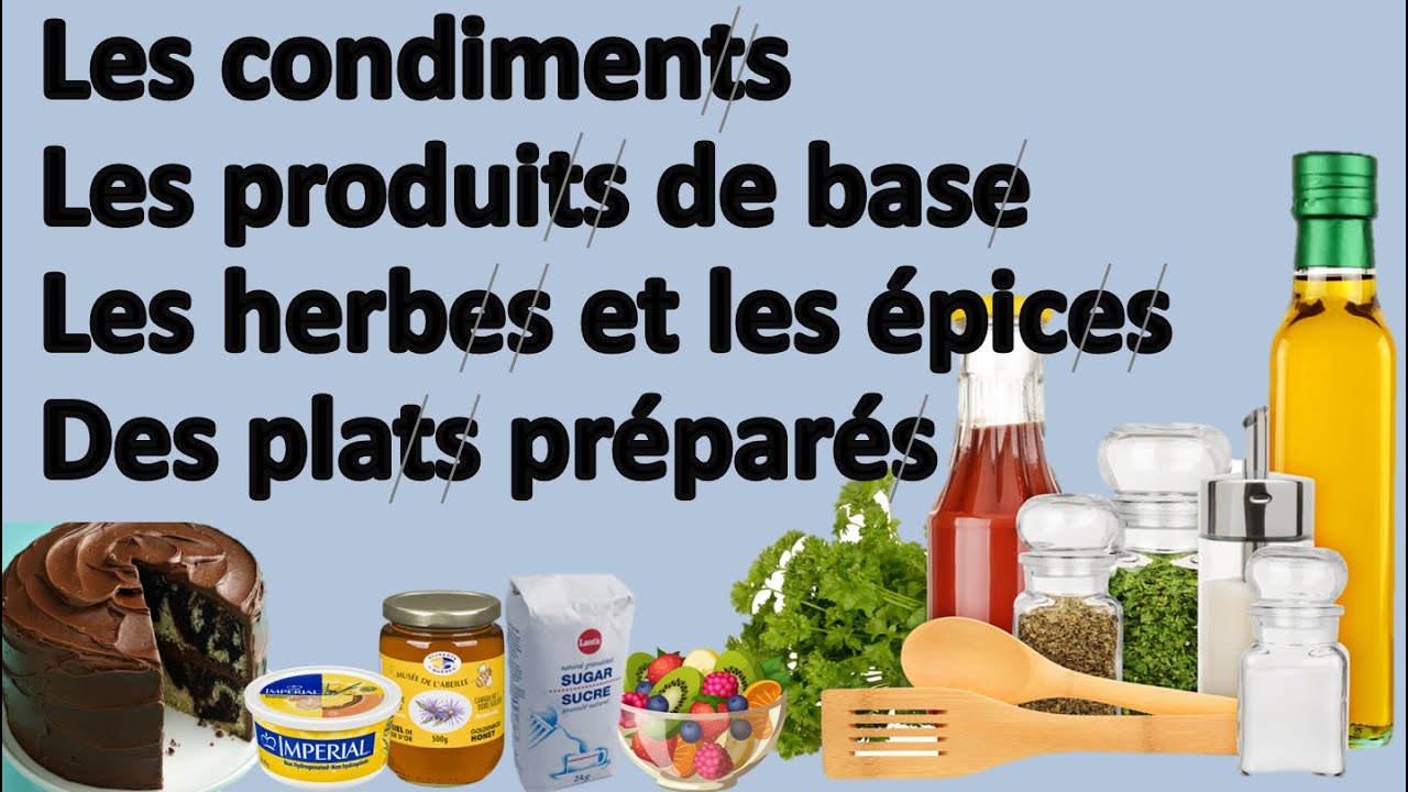 A1-Condiments, Produits de base, Herbes et Épices - YouTube