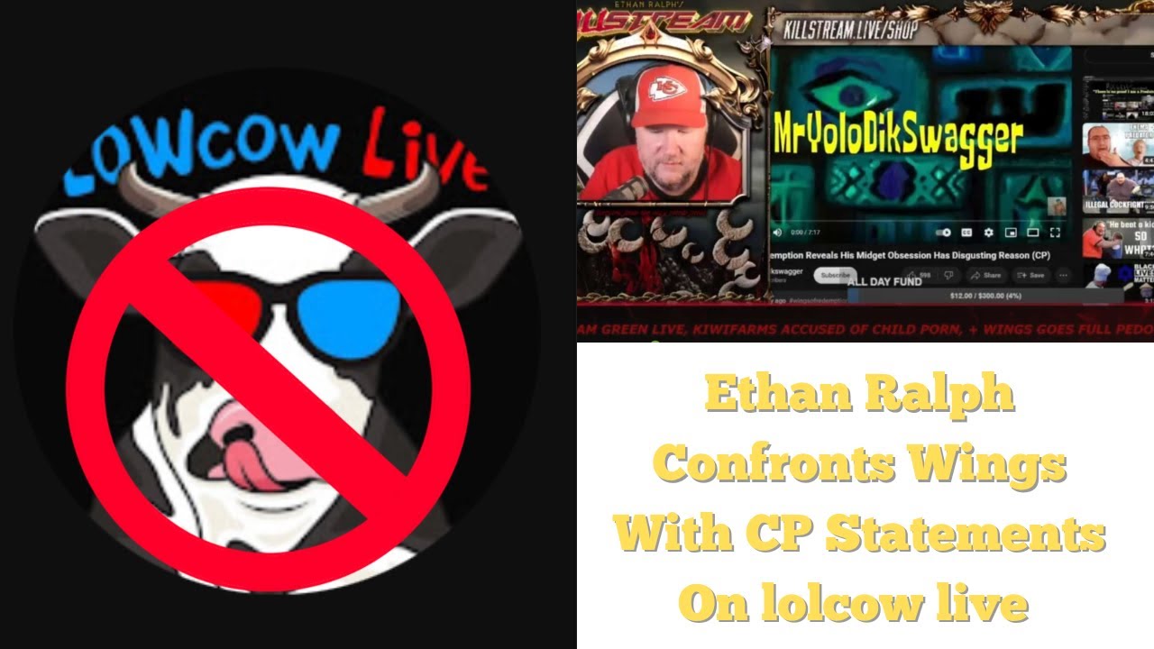 WingsOfRedemption VS Ethan Ralph On Lolcow Live About Being A Predator ...