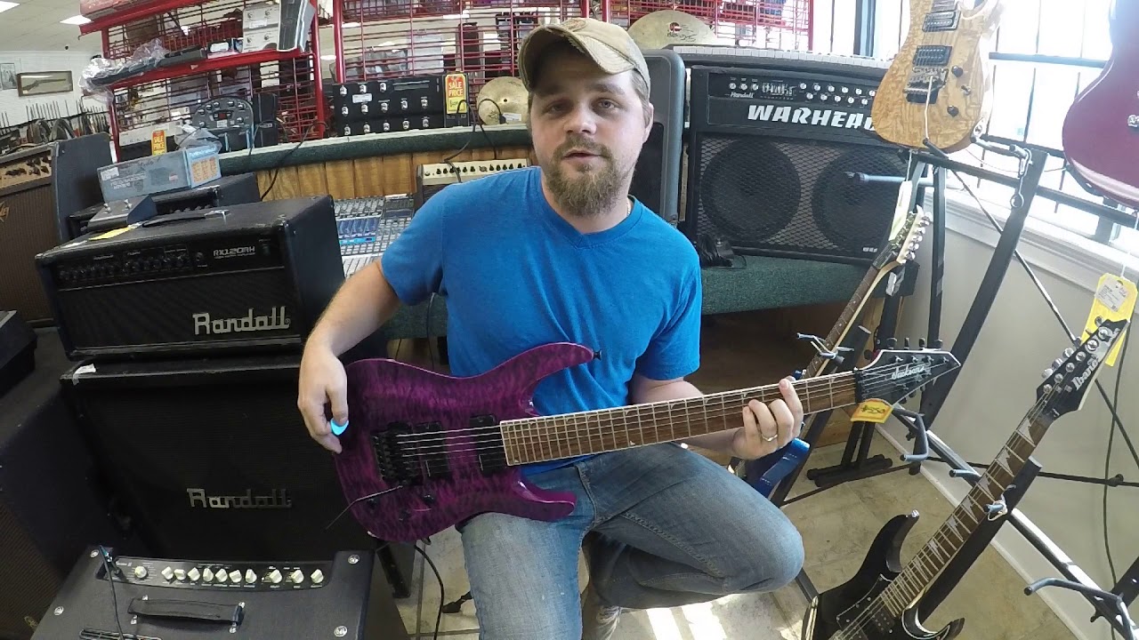 Jackson SLAT-XM37 7-String Electric Guitar w/ Software Case - YouTube
