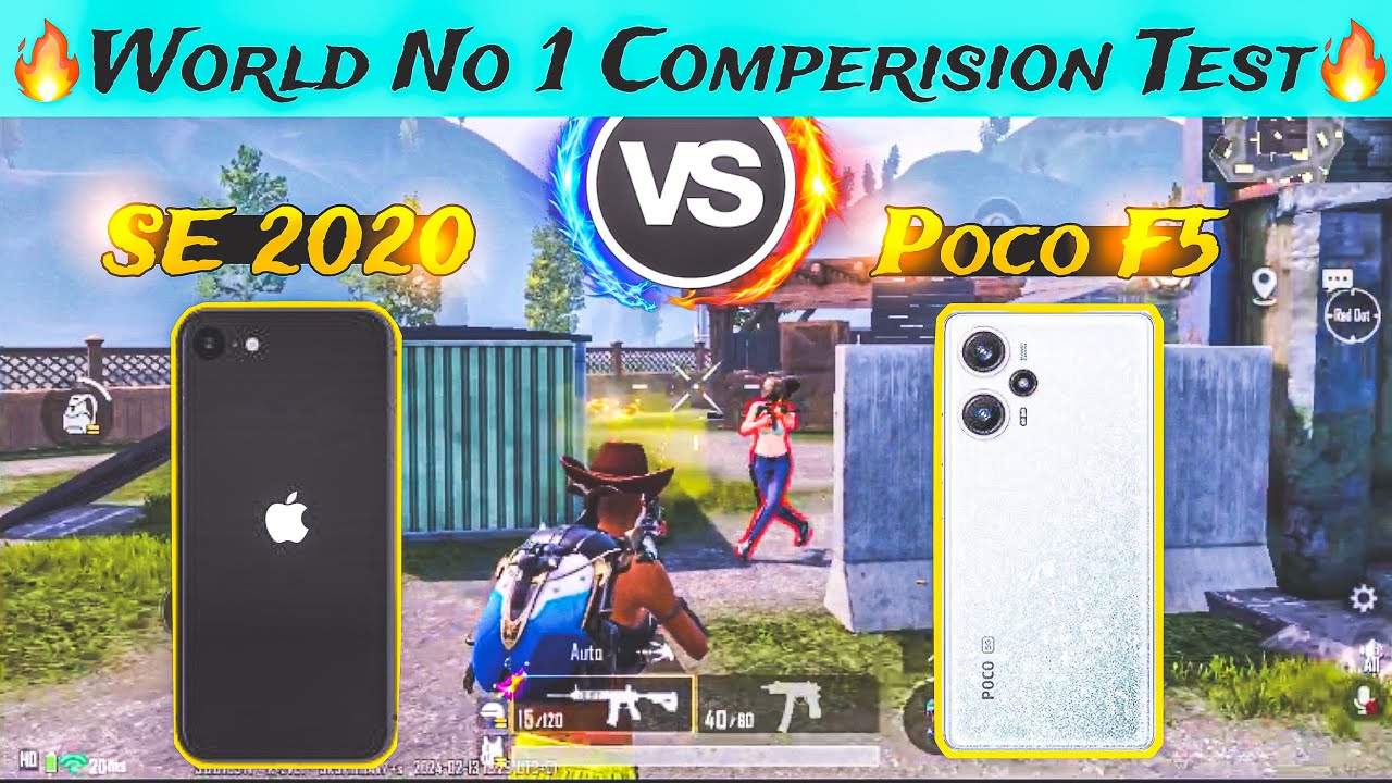 IPhone SE 2020 vs Poco F5 | PUBG Mobile 1v1 TDM Gameplay - YouTube