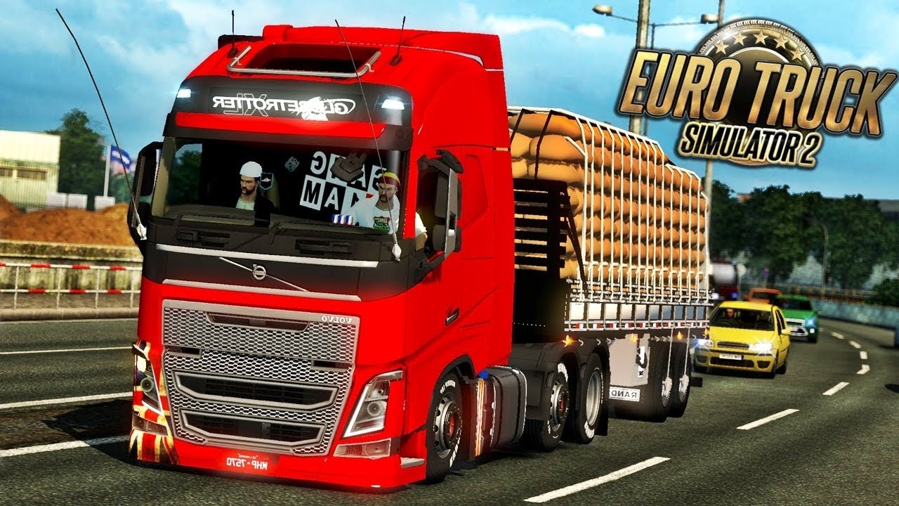 MEU PRIMEIRO VIDEO DE - EURO TRUNK SIMULATOR 2 NO PC *incrivél demais ...
