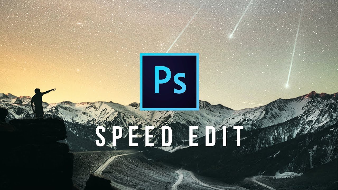 PHOTOSHOP SPEED EDIT - The Shooting Stars - YouTube
