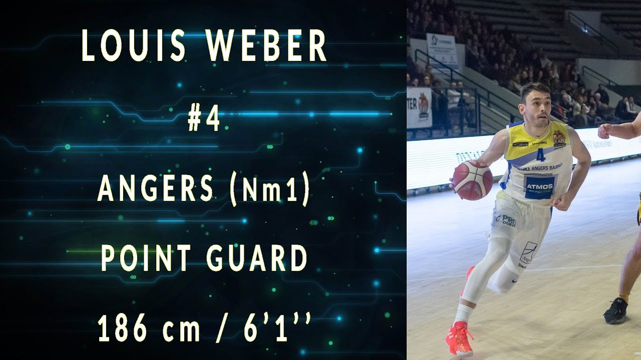 Highlights de la saison de Louis Weber avec l'Etoile Angers Basket ...