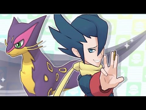 Pokemon Masters Grimsley Liepard Sync Pair Story - YouTube