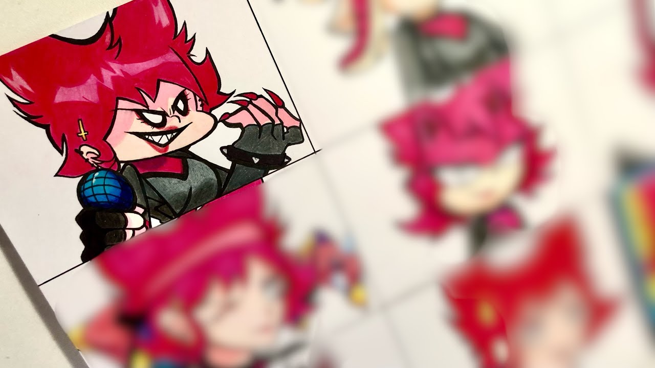 Desenhando CASSANDRA em diferentes estilos [ FRIDAY NIGHT FUNKIN ...