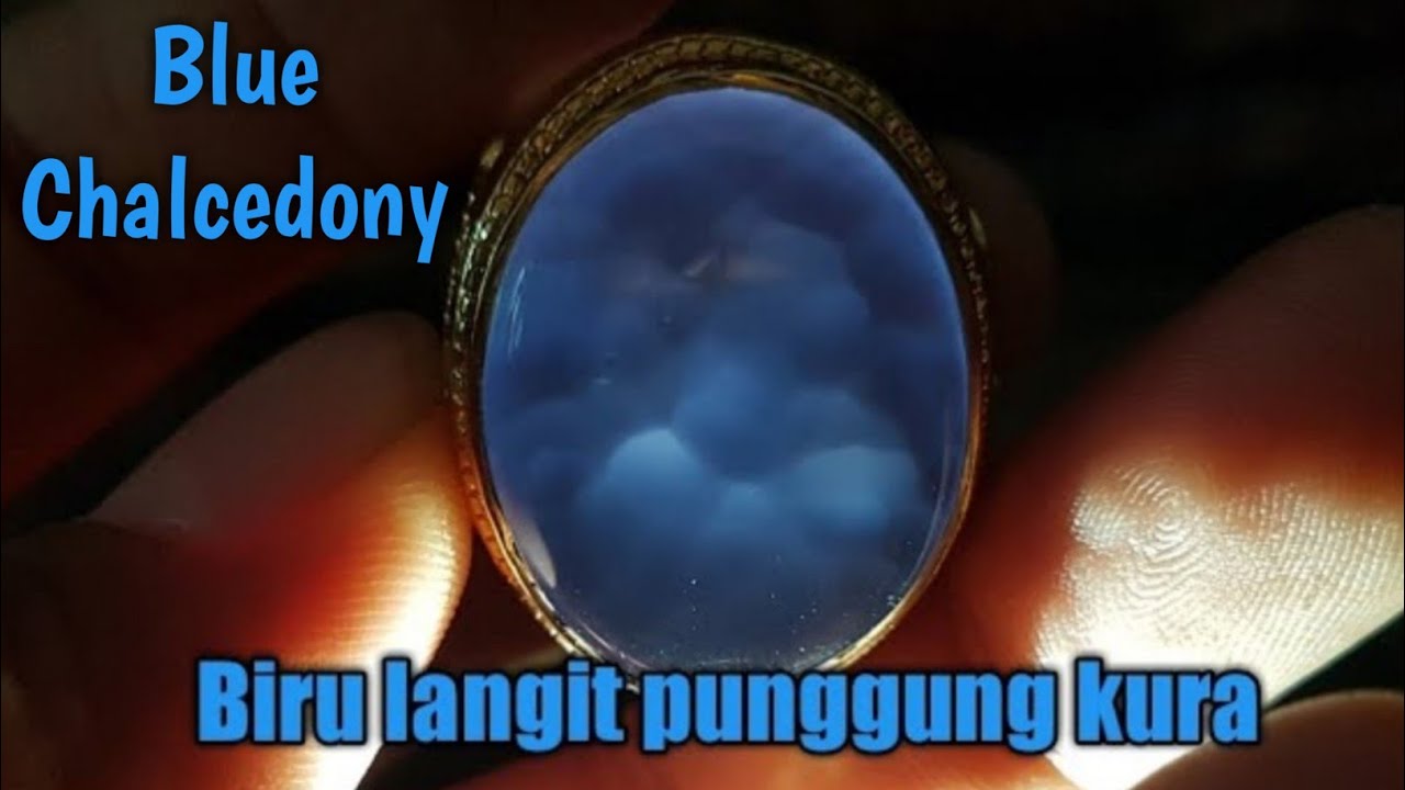 Batu biru langit punggung kura | Blue chalcedony | bluesky | akik 2020 ...
