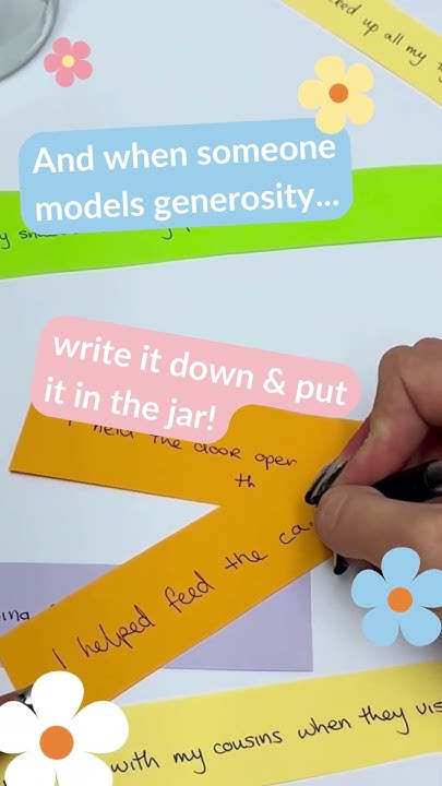 Generosity Jar Activity for Kids 💜 | Tiny Souls Children’s Music Short ...