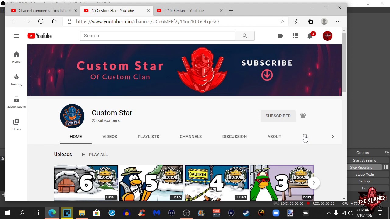 Shout out to Custom Star [ his channel is the description ] - YouTube