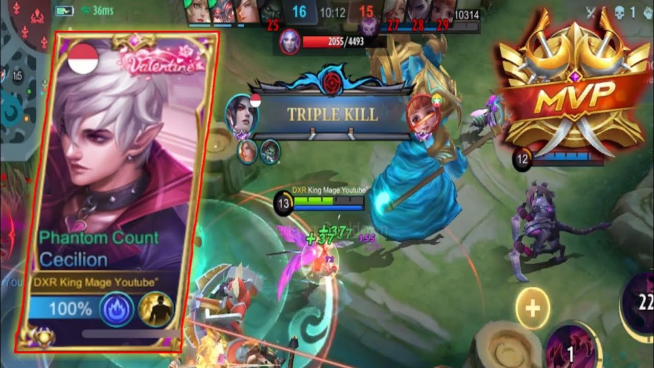 CECILION TUTORIAL || How To Counter Hero Hyper Alucard || Cecilion ...