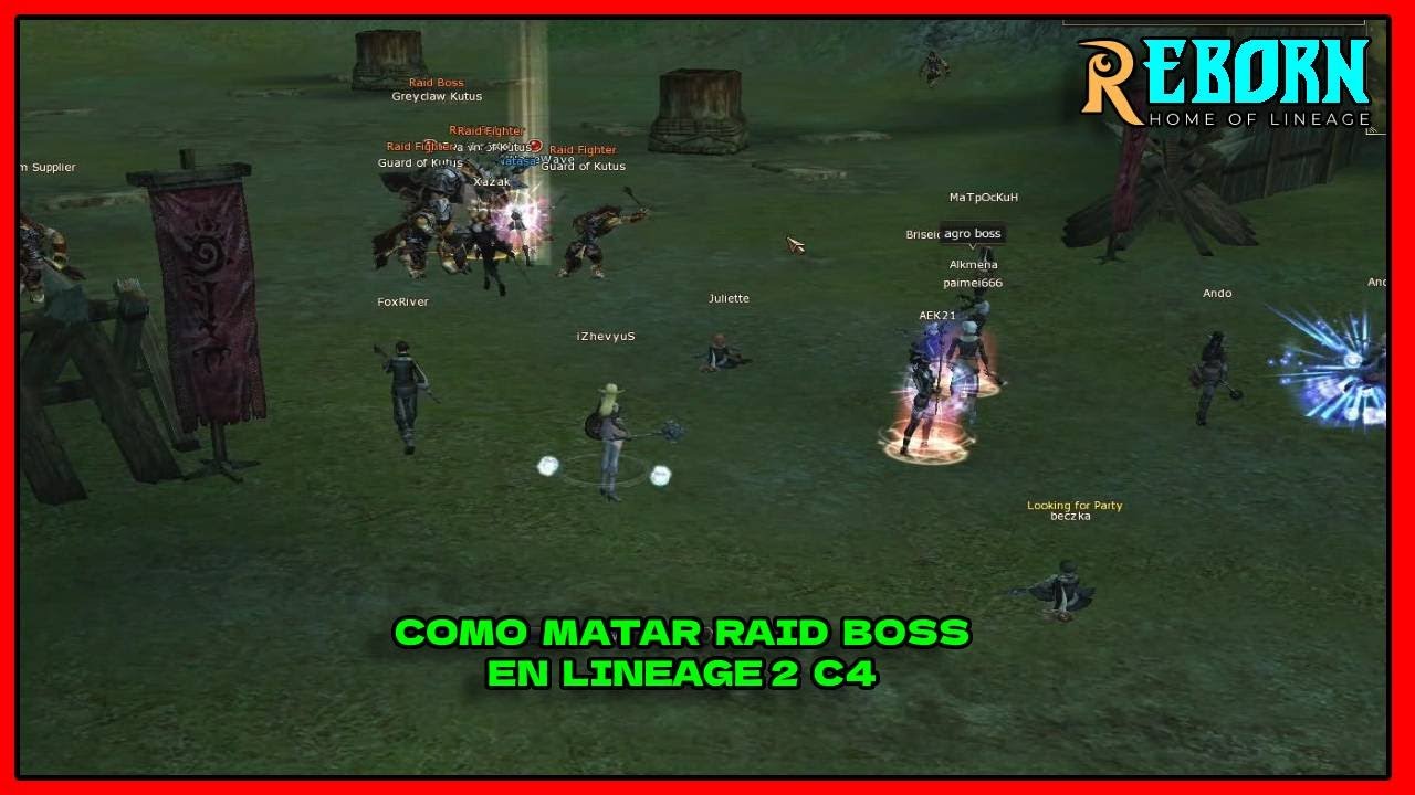 Como Matar Raid Boss En Scions Of Destiny (C4) | Lineage 2 | L2 Reborn ...