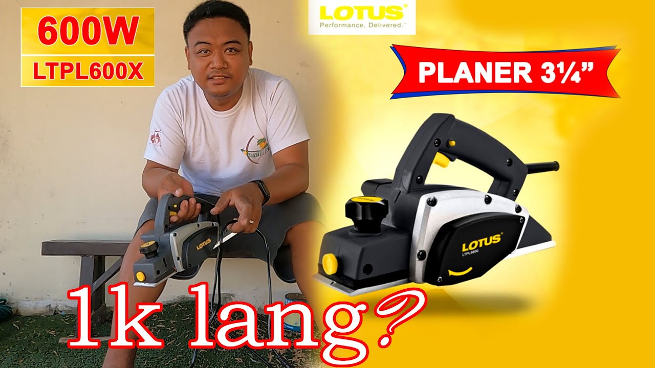 LOTUS PLANER UNBOXING AND TESTING - WORTH IT BA? - YouTube