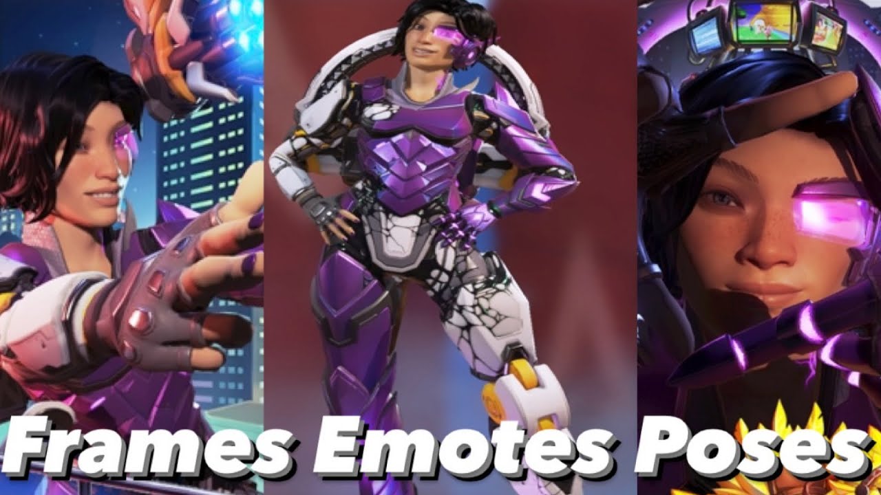 Frames, emotes, and poses with Conduit’s Corrupted Guardian Skin - Apex ...