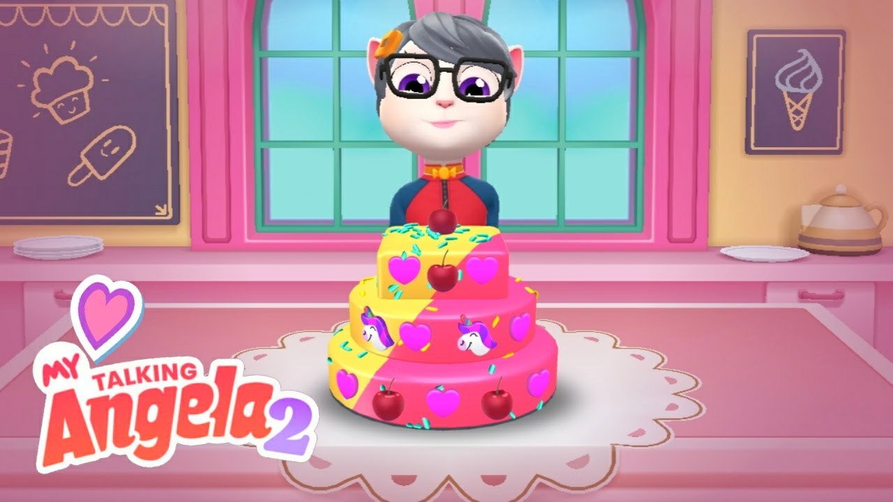 New Cake Recipe My Talking Angela 2 Android Gameplay Episode 51 - YouTube