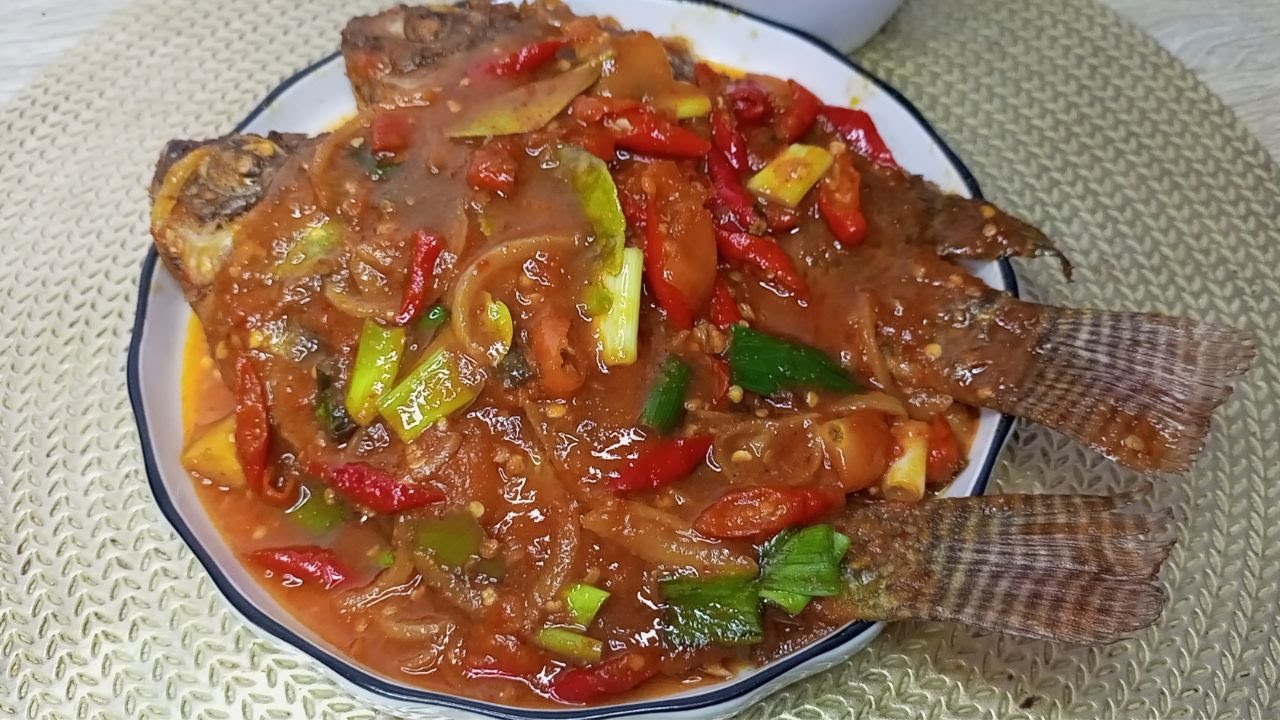 IKAN MUJAIR SAUS PADANG - YouTube