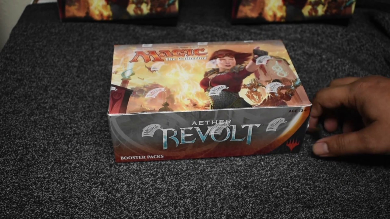aether Revolt booster box opening Bonus box! Great pulls - YouTube