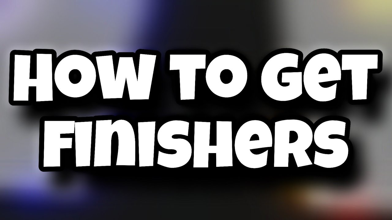 How to Get Finishers in Rivals Roblox | UPDATE - YouTube