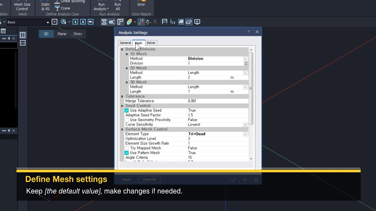 [midas nGen Tutorial] Basic Guide_05. Settings - YouTube