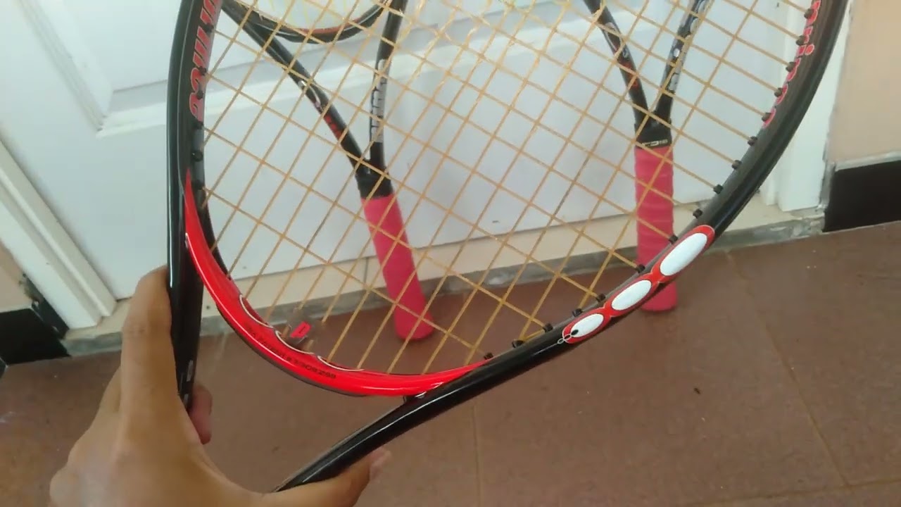 Review Prince O3 Hibrid RED & HORNET - stok raket second tenis - YouTube