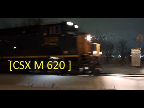 WATERTOWN NY CSX M620 2 23 - YouTube