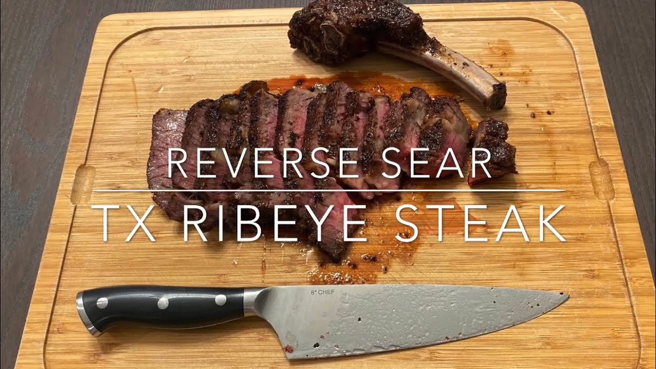 USDA Prime Cowboy Ribeye - Reverse Sear On the Grill - YouTube
