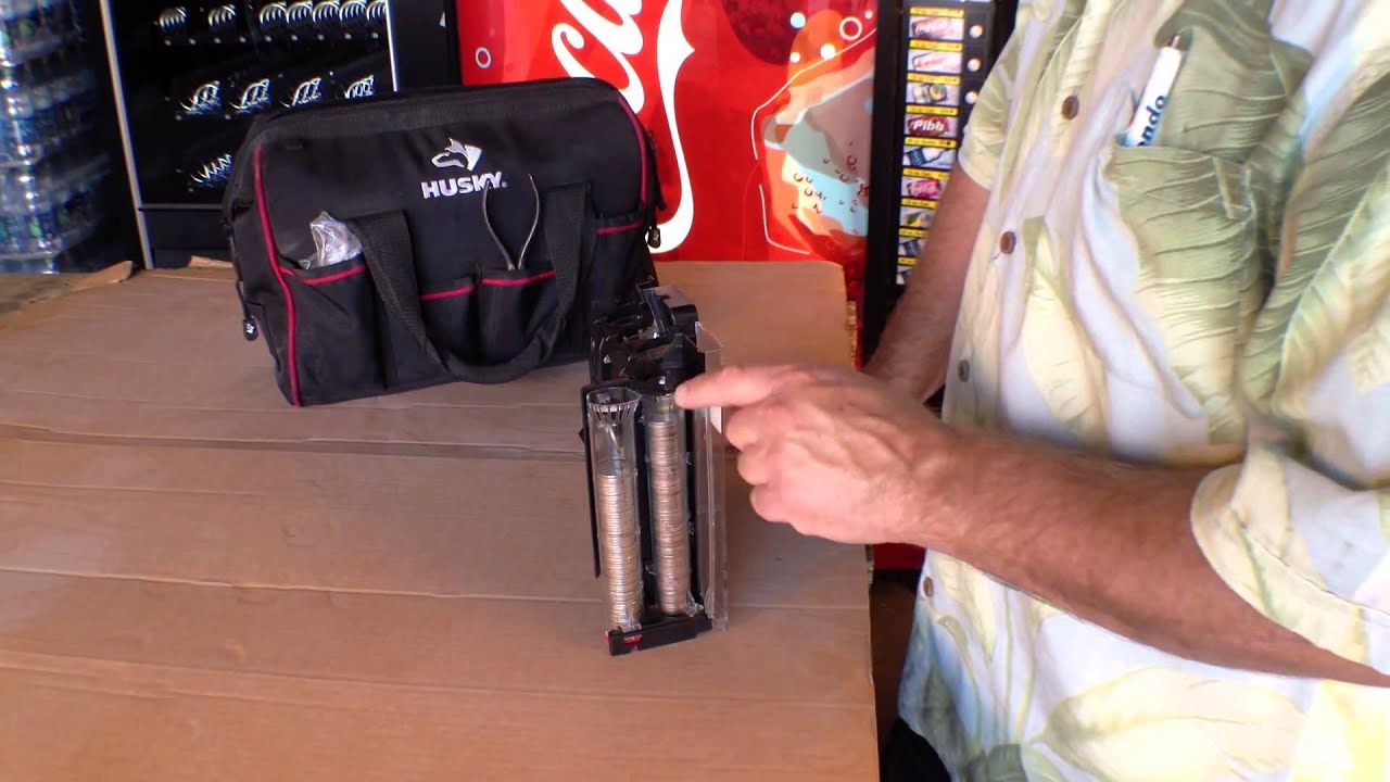 How to Fix a Vending Machine: Remove Stuck Coins from a MEI CF 7000 ...