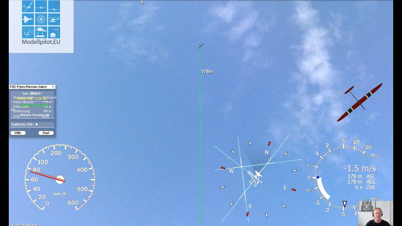 GPS Triangle light Szene für AEROFLY RC 8 RC9 GPS Version 1.1.a - YouTube