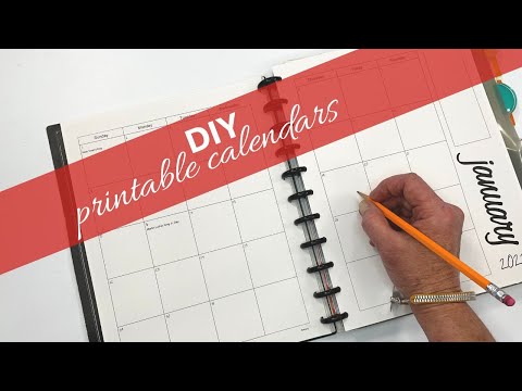 DIY Printable Calendars | Simple Style Minimalist Planning at Its Best