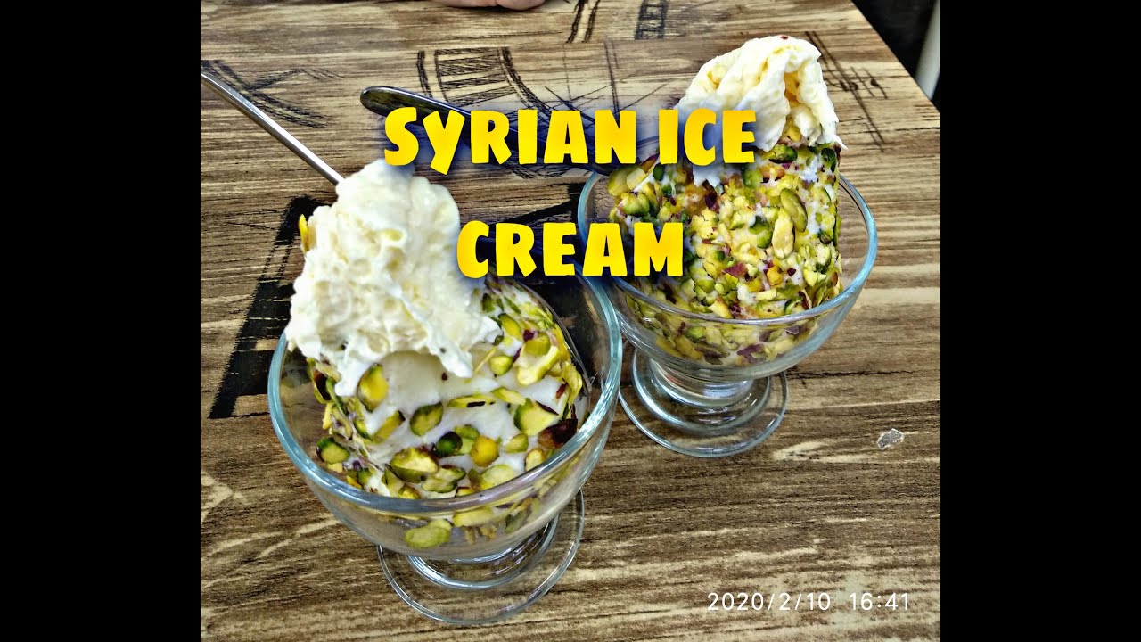 BAKDASH ICE CREAM UAE (SYRIAN ICE CREAM) - YouTube