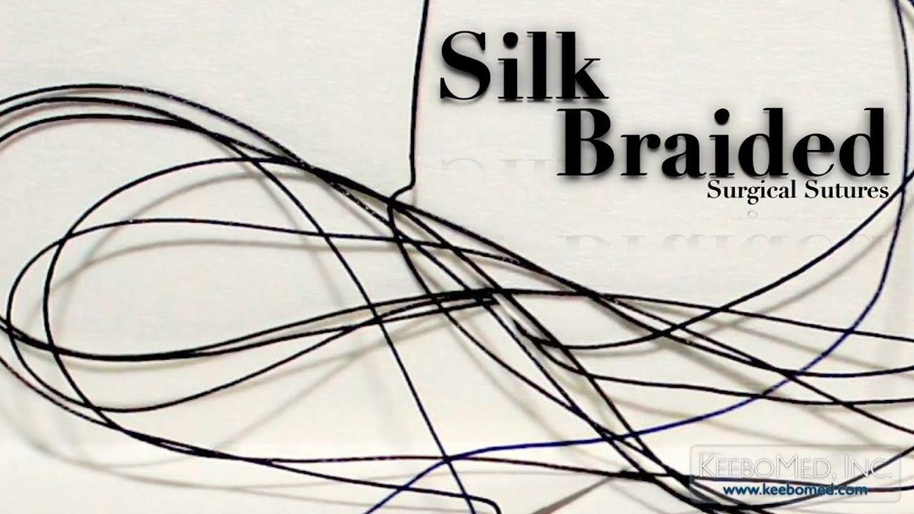 Silk Braided Surgical Sutures - YouTube