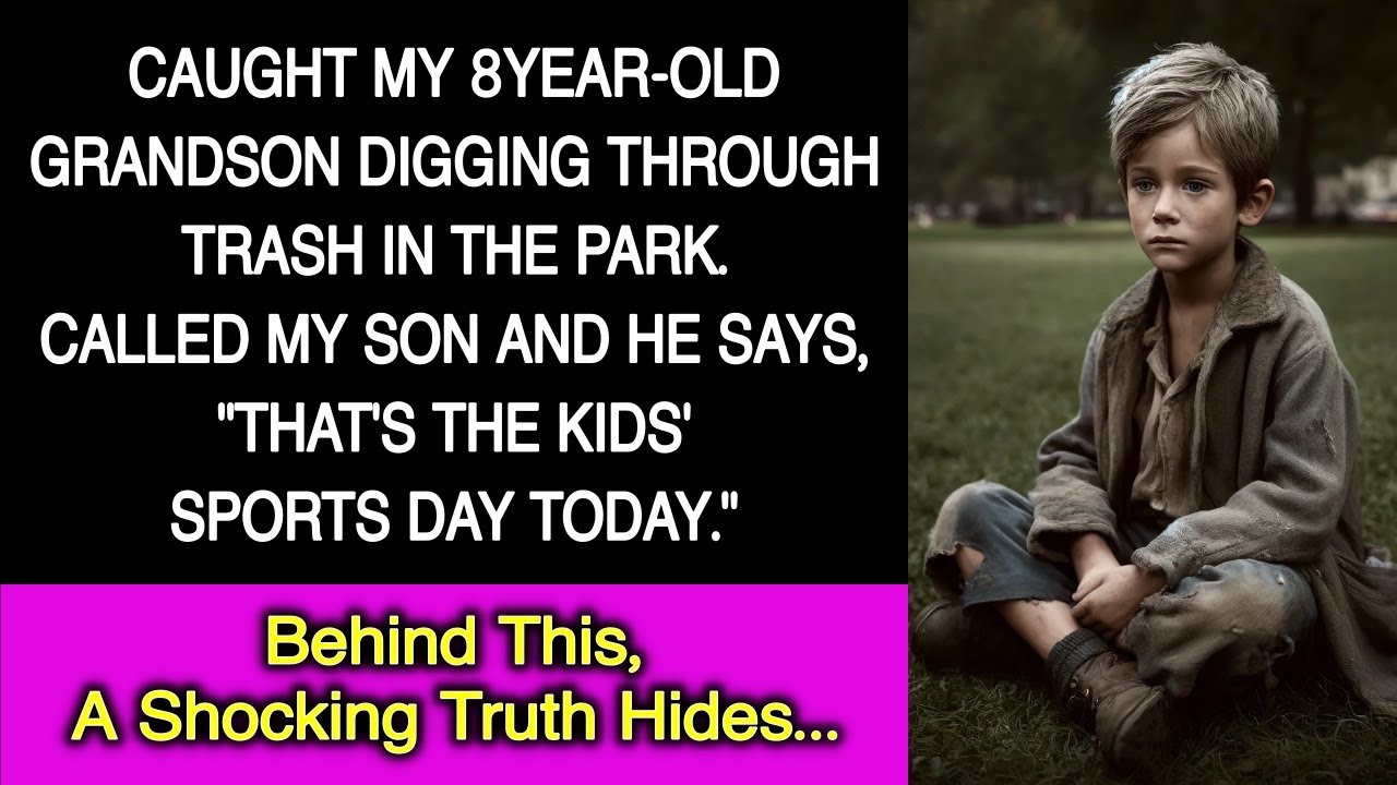 Caught My 8Year-Old Grandson Digging Through Trash In The Park. But ...