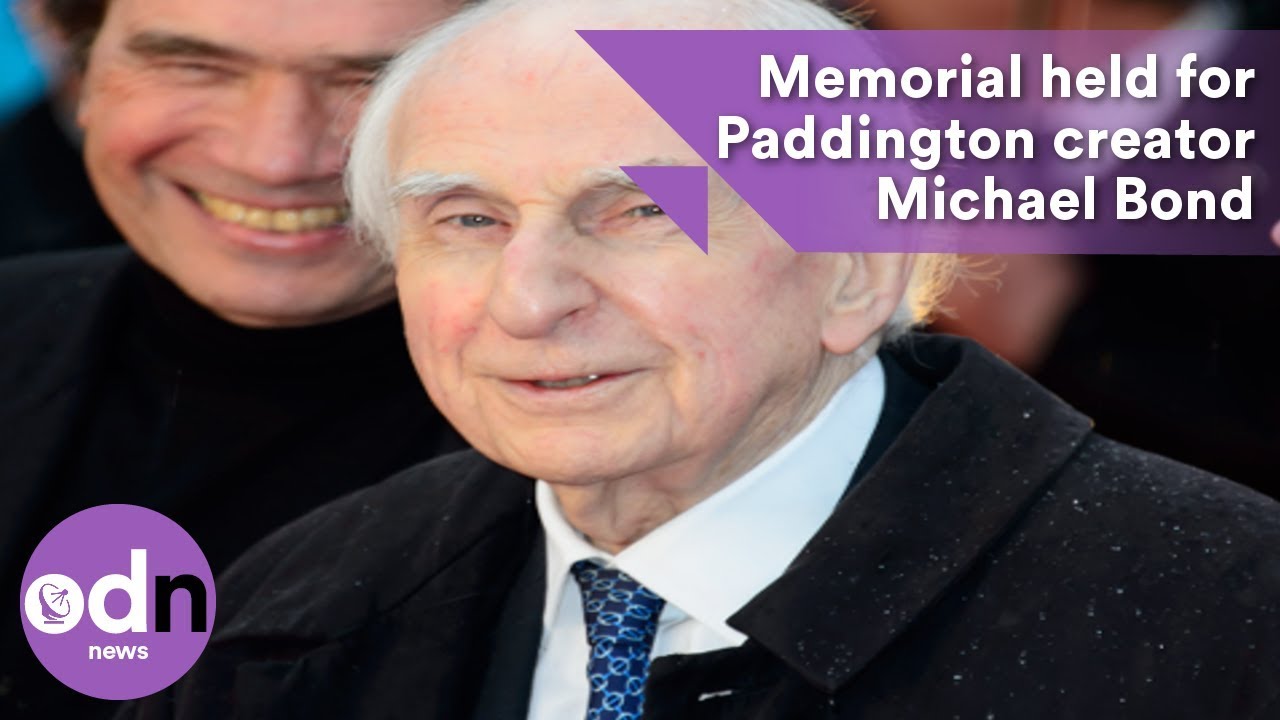 Memorial held for Paddington creator Michael Bond - YouTube