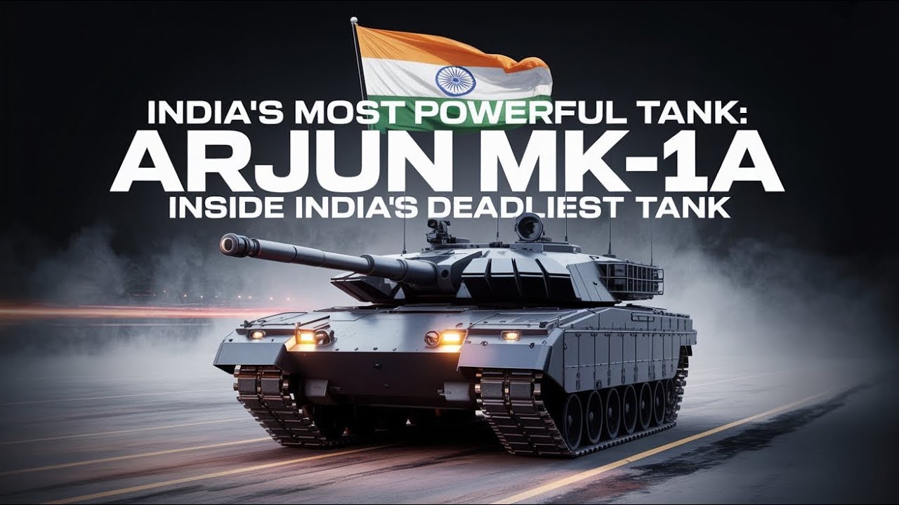 “India’s Most Powerful Tank: Arjun Mk-1A Inside India’s Deadliest Tank ...