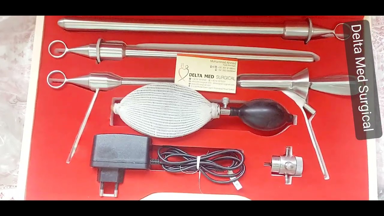 Sigmoidoscope set -Proctoscope -Anoscope - YouTube