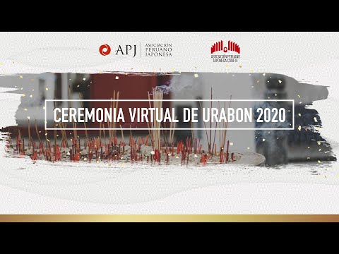 Ceremonia virtual de Urabon 2020