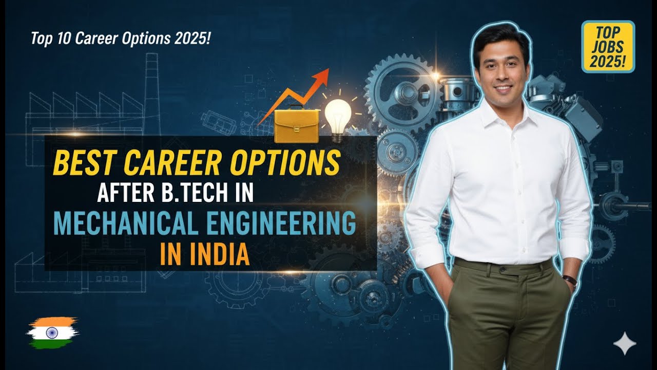 Best Career Options After B.Tech in Mechanical Engineering in India ...