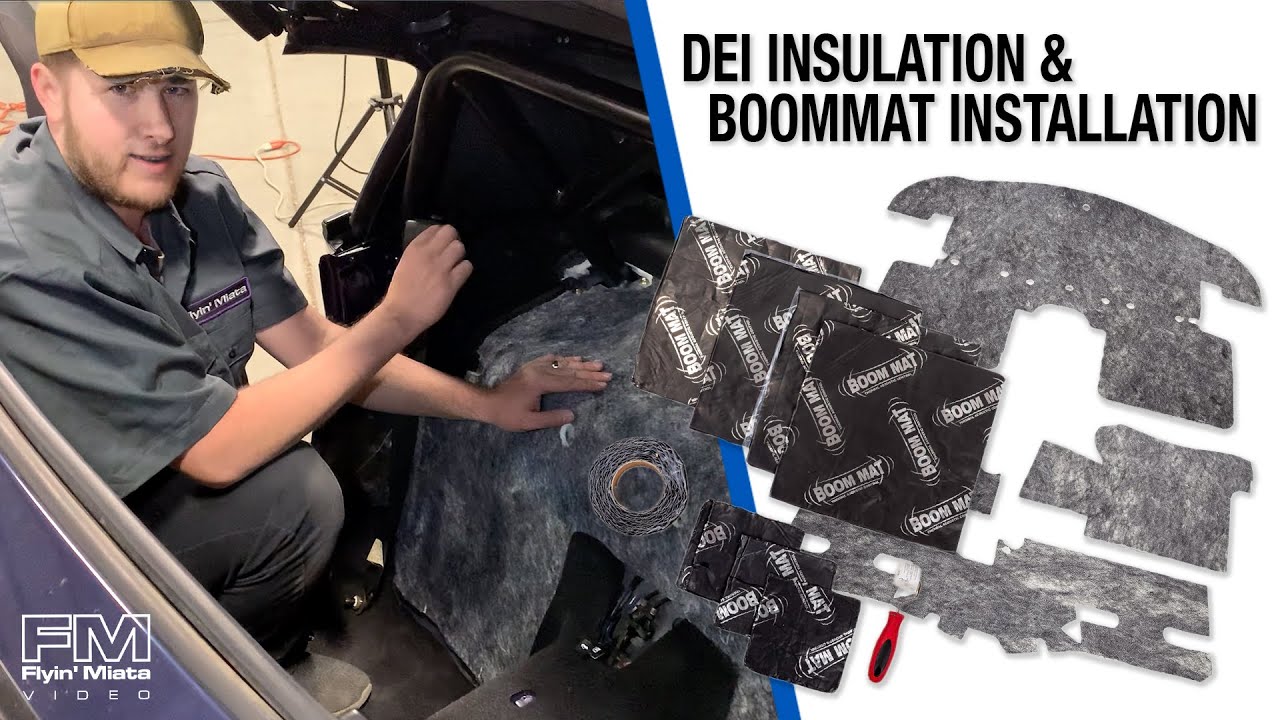 DEI Insulation and Boom Mat Kit INSTALL - YouTube