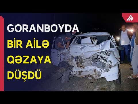 Bakıdan Şəmkirə gələn bir ailənin 4 üzvü qəzaya düşüb – APA TV
