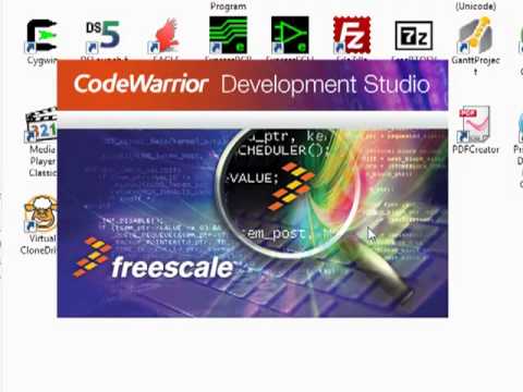 ELT2050 import a CodeWarrior project - YouTube