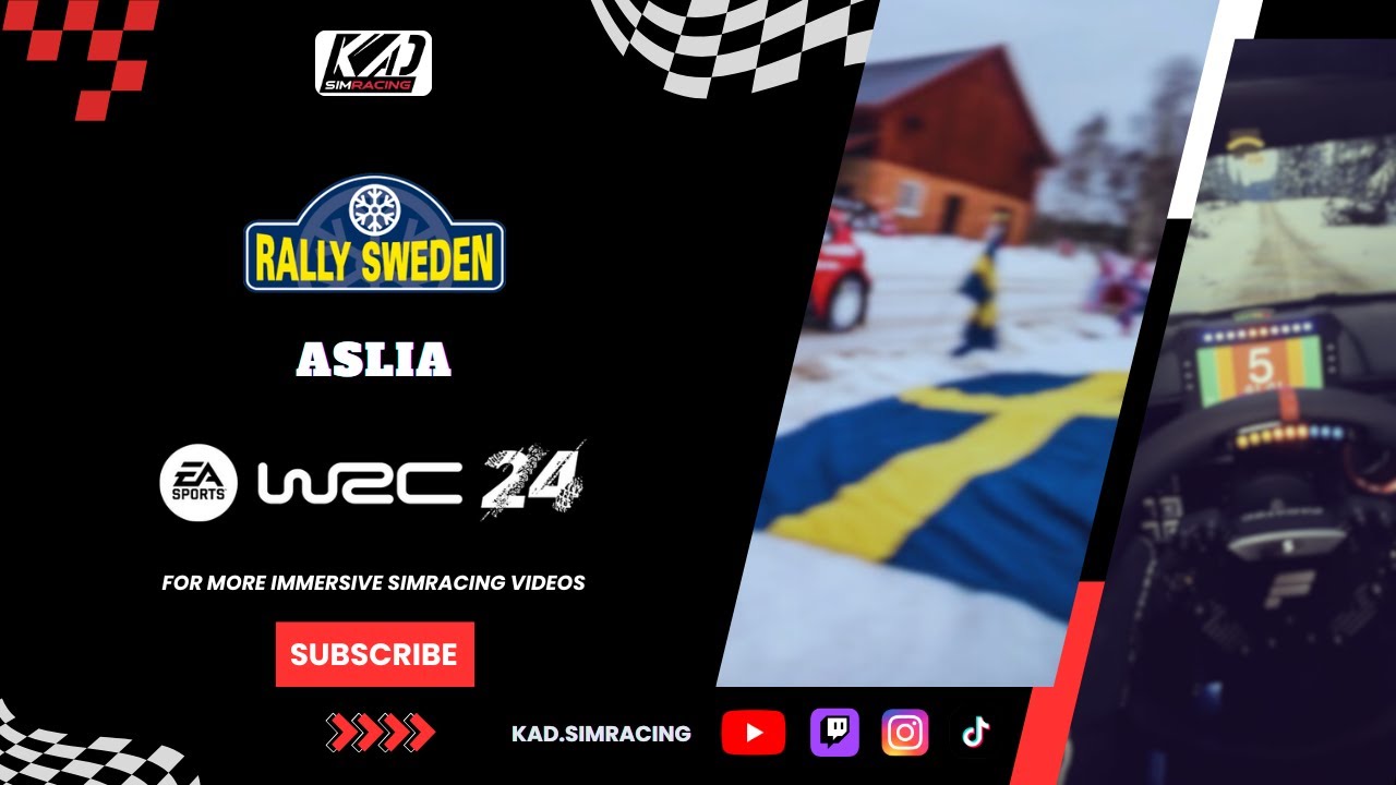 Full speed in Sweden on WRC 24 | SIMRACING | POV | TRIPLE SCREEN | EA ...