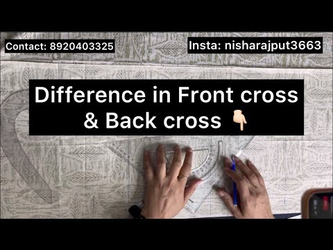 Difference in front cross and back cross - YouTube