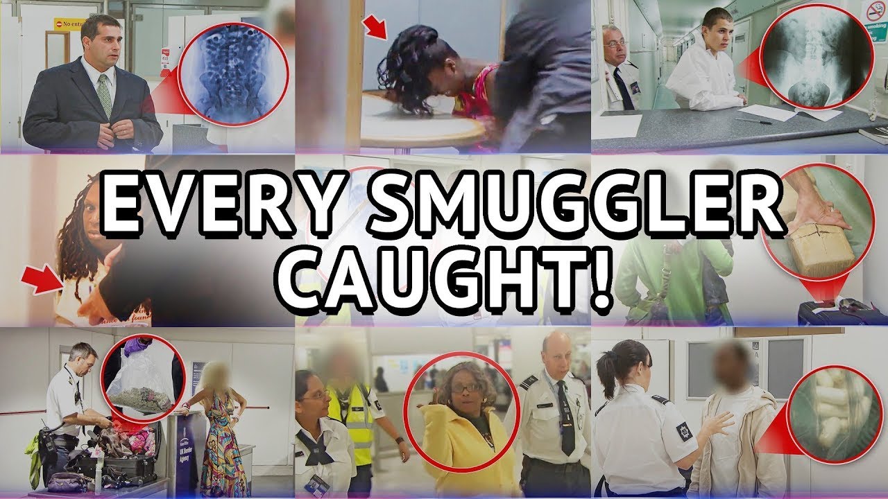 Every Drug Smuggler Caught On Customs UK! - YouTube