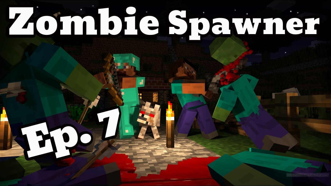 Minecraft Bedrock - Survival - Realm - Ep.7 - Zombie Spawner XP Farm ...