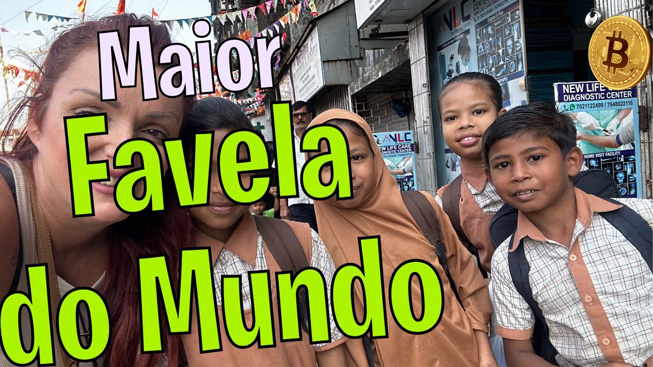 COMO E A VIDA NA MAIOR FAVELA DA INDIA - YouTube