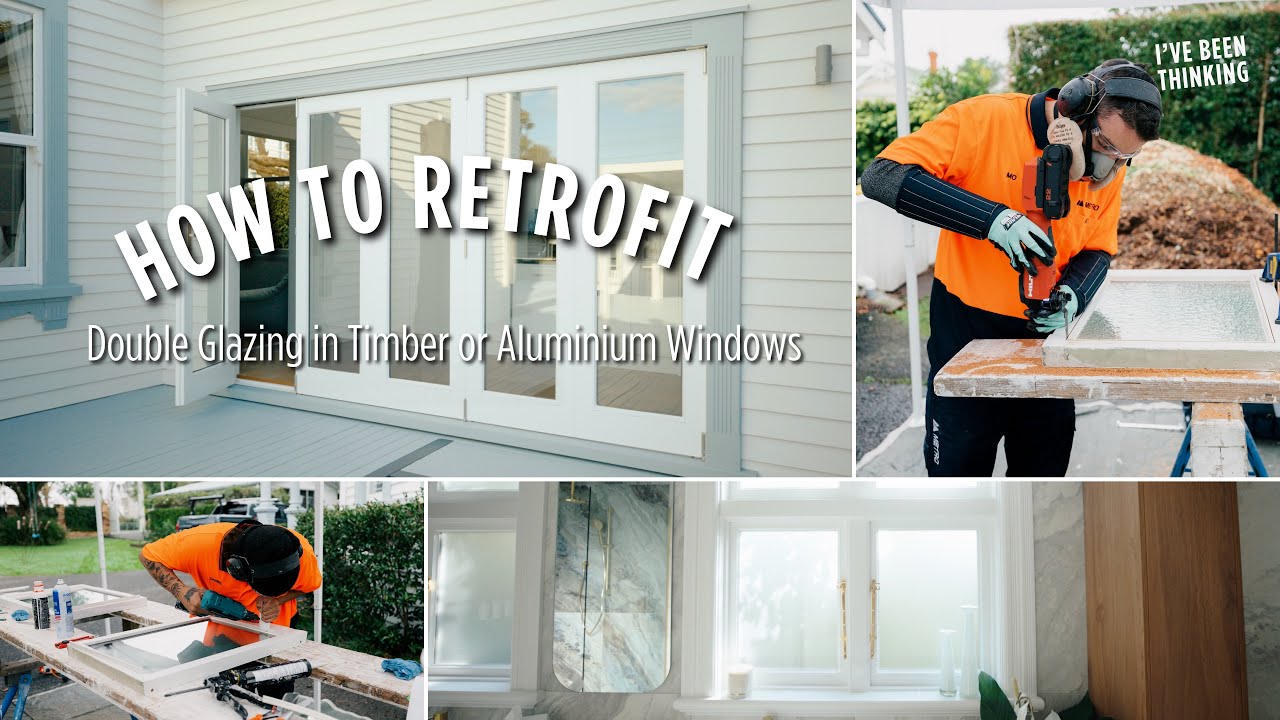 How to Retrofit Double Glazing in Timber or Aluminium Windows - YouTube