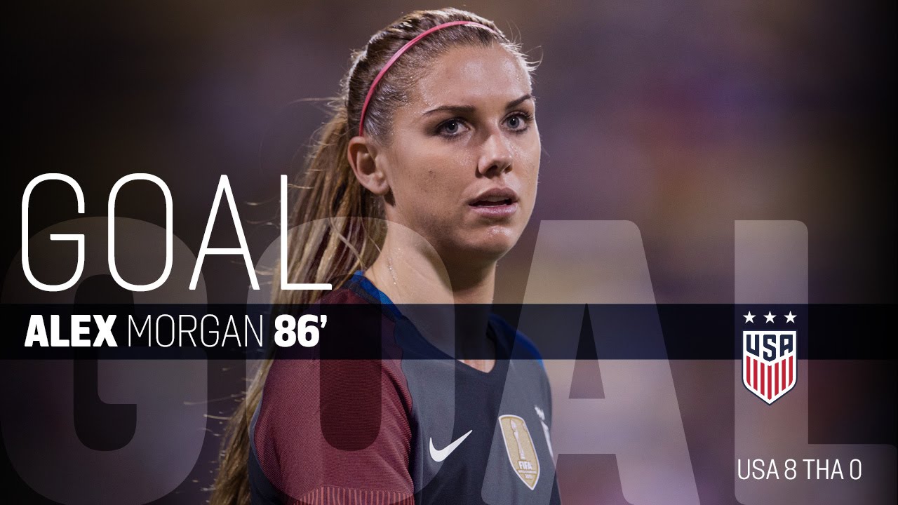 WNT vs. Thailand: Alex Morgan First Goal - Sept. 15, 2016 - YouTube