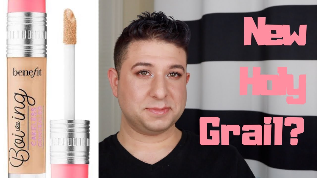 BENEFIT BOING CAKELESS CONCEALER REVIEW | Brett Guy Glam - YouTube